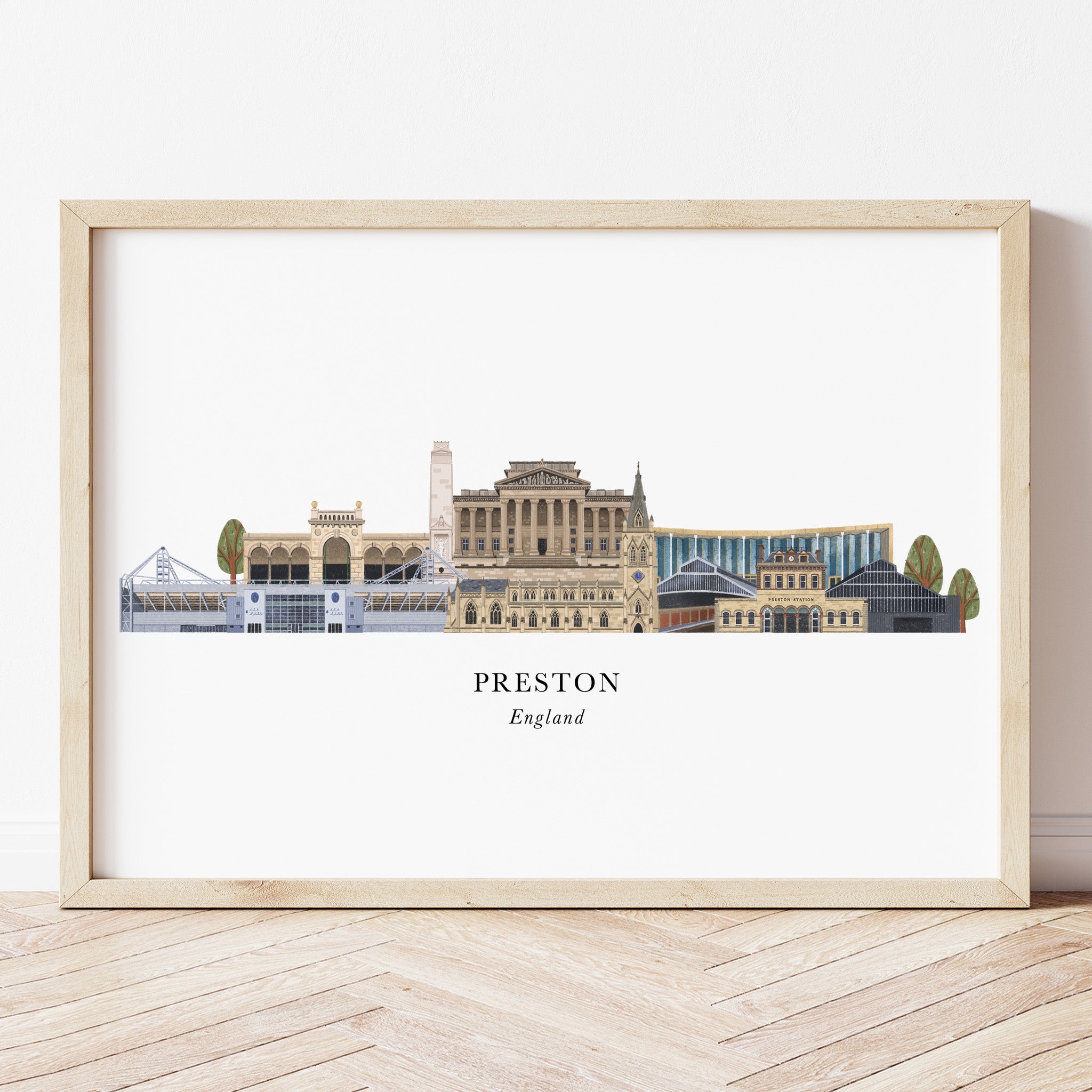 Preston Skyline Print – Olivia Iris Wilson